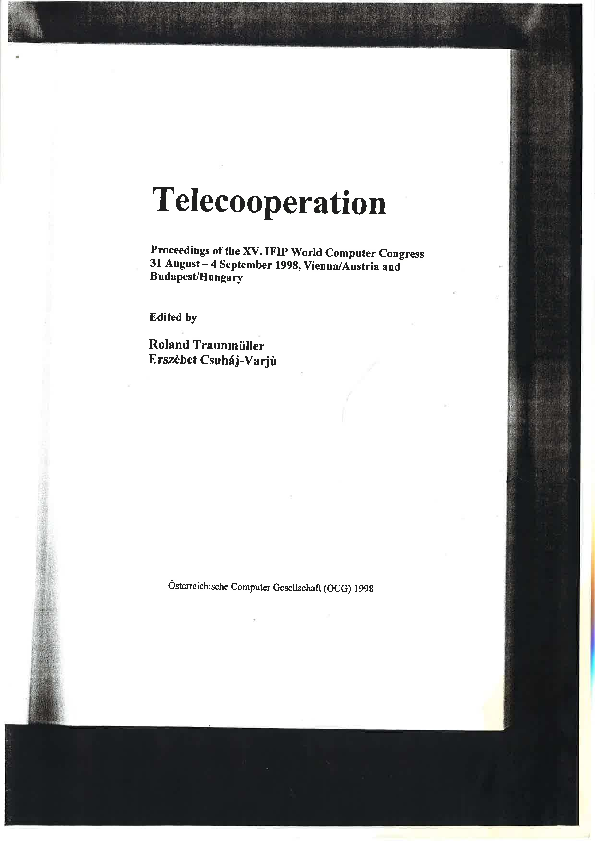 (PDF) CyPhone - Future Personal Telecooperation Device