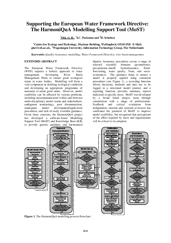 (PDF) Supporting the European Water Framework Directive: the HarmoniQuA ...