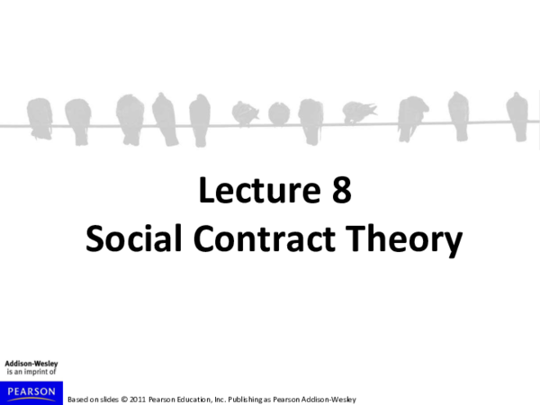(PDF) Social Contract Theory
