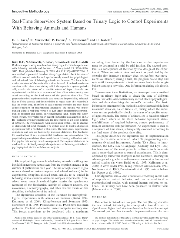 (PDF) Real-Time Supervisor System Based on Trinary Logic to Control ...