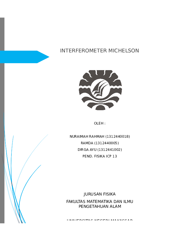 (DOC) interferometer michelson