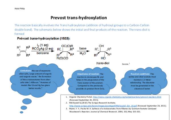 (PDF) Prevost Trans hydroxylation