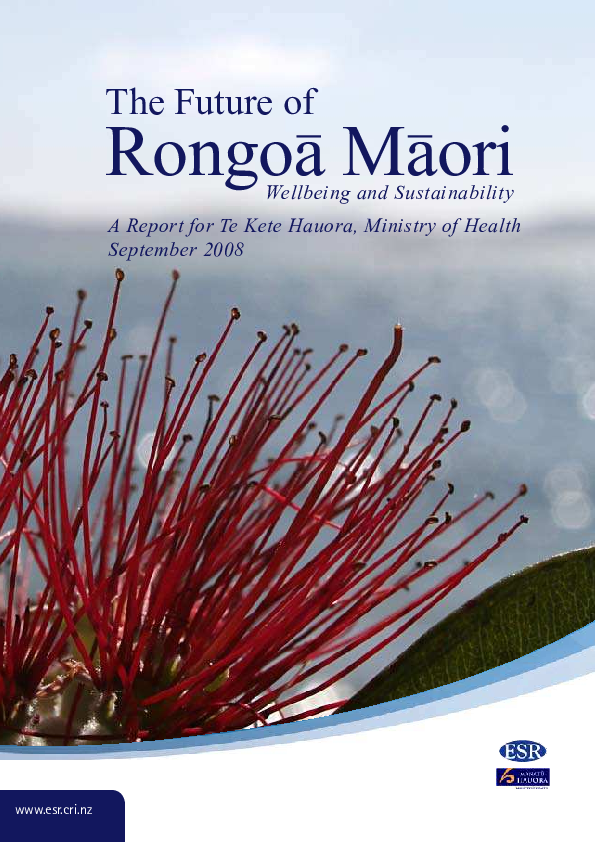 (PDF) The future of rongoa Maori: wellbeing and sustainability