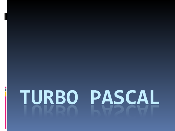 (PPT) Turbo Pascal