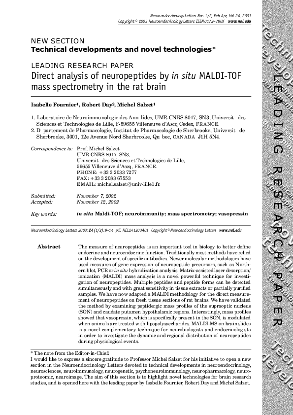 (PDF) NEW SECTION! TECHNICAL DEVELOPMENTS AND NOVEL TECHNOLOGIES-LEADING RESEARCH PAPER-Direct ...