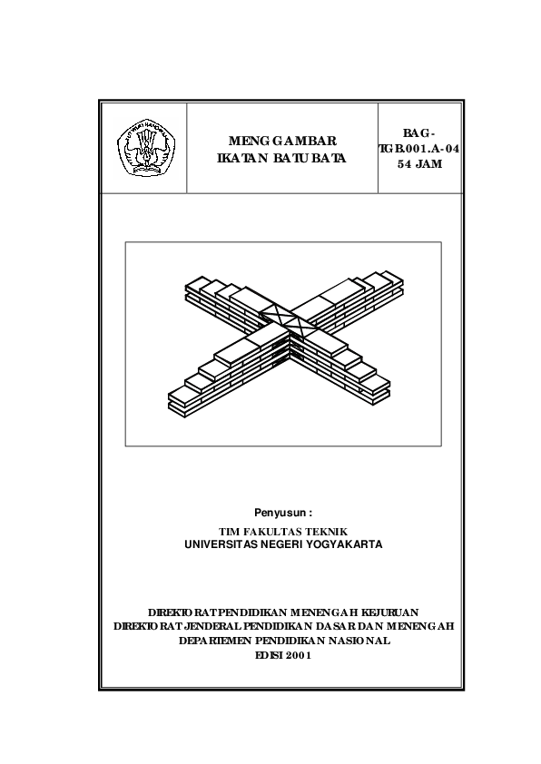 (PDF) menggambar sambungan batu bata