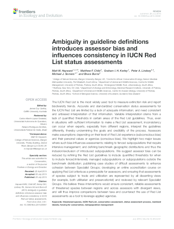 (PDF) Ambiguity in guideline definitions introduces assessor bias and ...