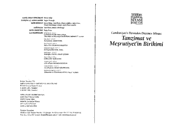 (PDF) Tanzimat Zihniyeti