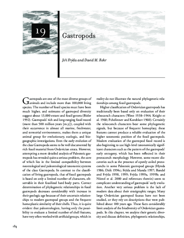 (PDF) The great Ordovician biodiversification event | Ian Percival ...