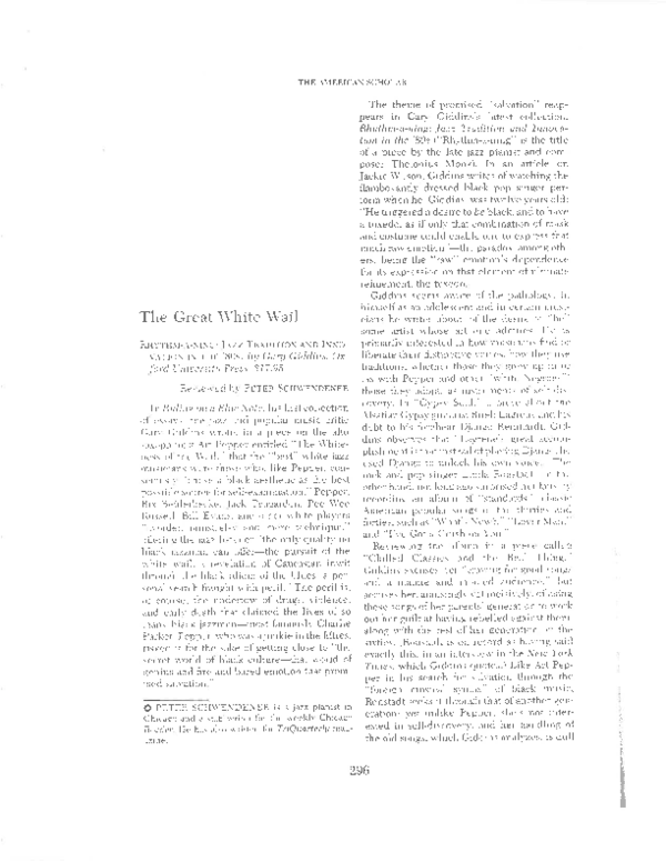 (PDF) The Great White Wail