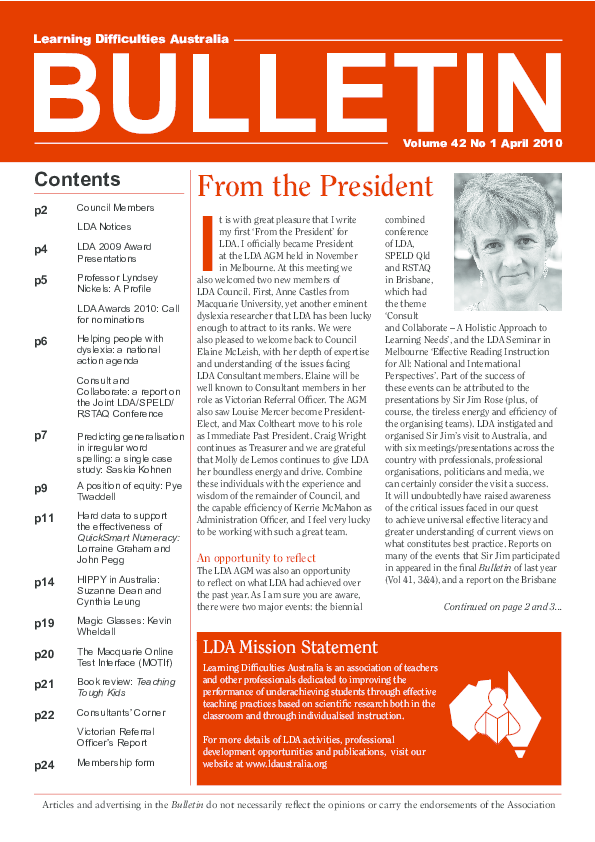 (PDF) Hard data to support the effectiveness of QuickSmart numeracy