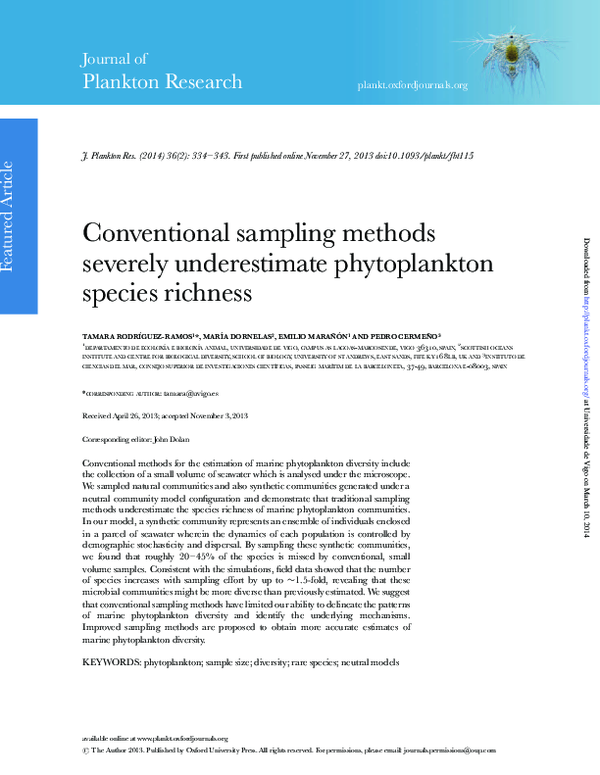 (PDF) Conventional sampling methods severely underestimate ...