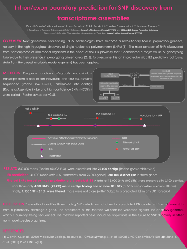(PDF) Poster for "Intron/exon boundary prediction for snp discovery ...