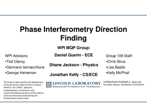 (PDF) Phase Interferometry Direction Finding