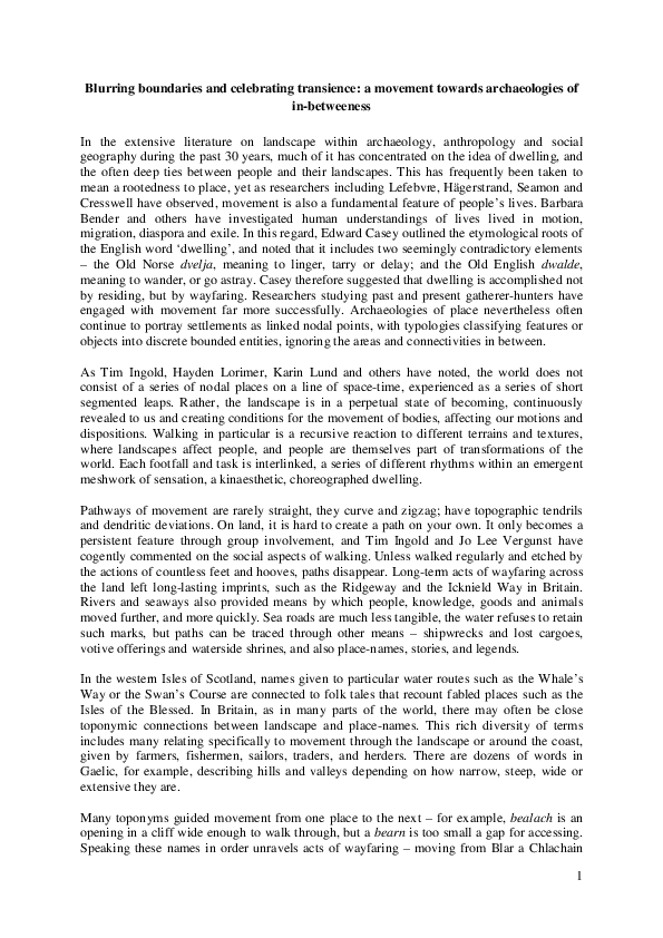 (PDF) Chadwick, A.M. and Gibson, C.D. 2015. Blurring boundaries and ...
