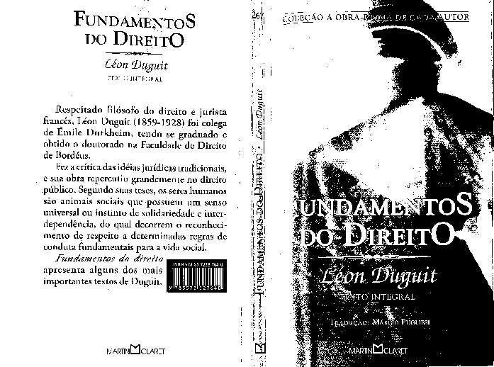 DUGUIT Leon Fundamentos do direito