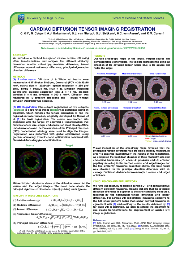 (PDF) Cardiac Diffusion Tensor Imaging Registration