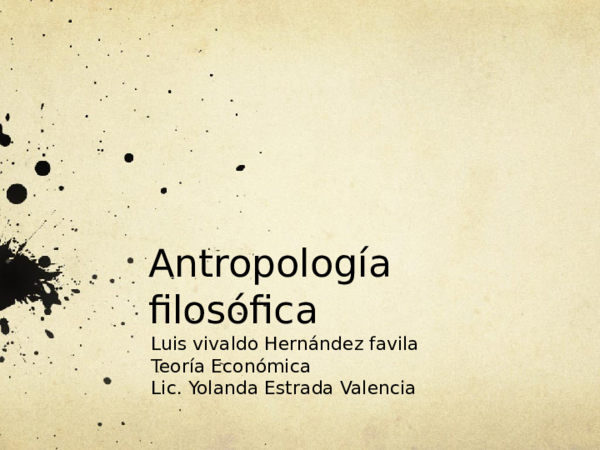 (PPT) ANTROPOLOGIA FILOSOFICA