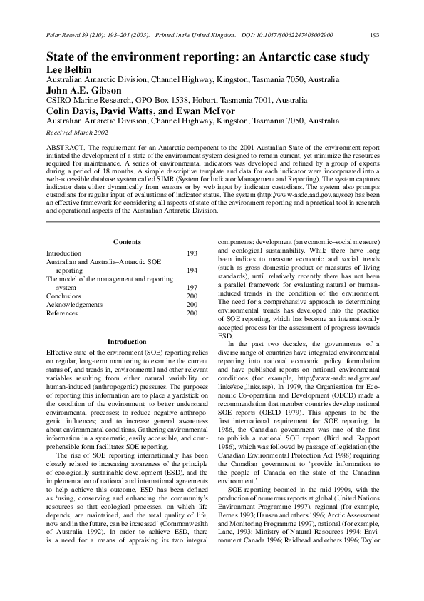 eastern states air environment case study