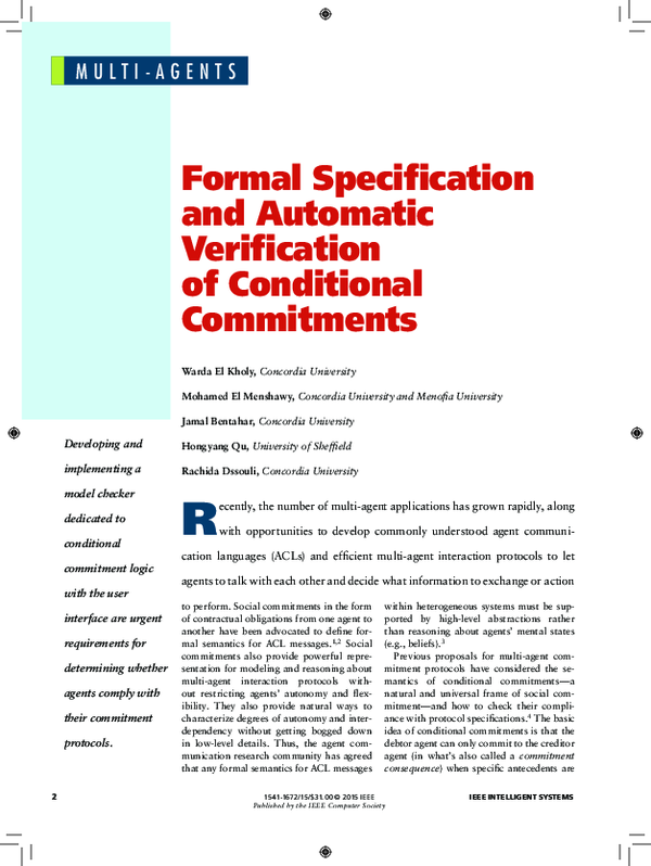 (PDF) Model Checker for Conditional Commitment Logic