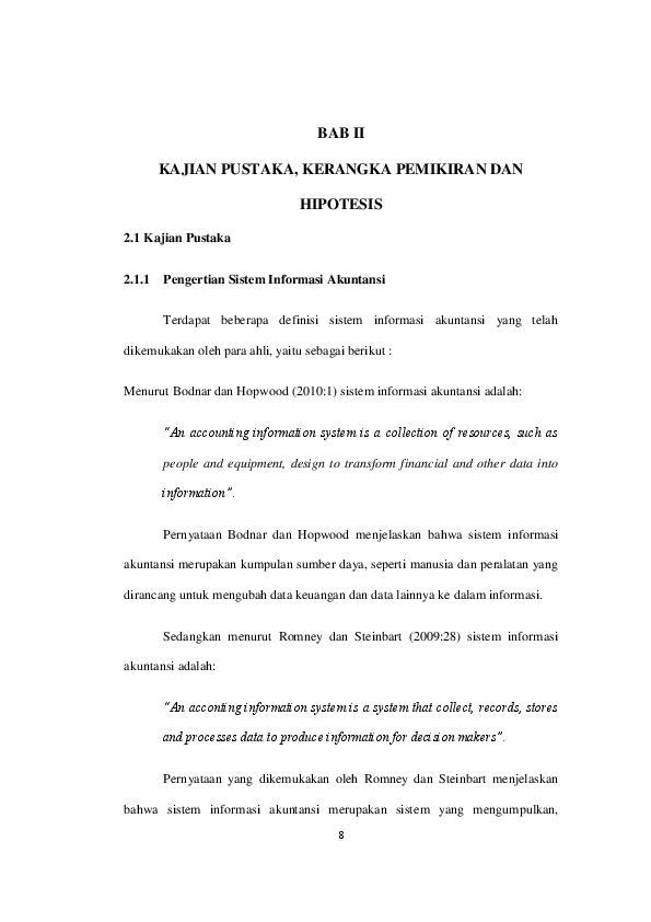 Pdf Bab 2 Pengertian Sia