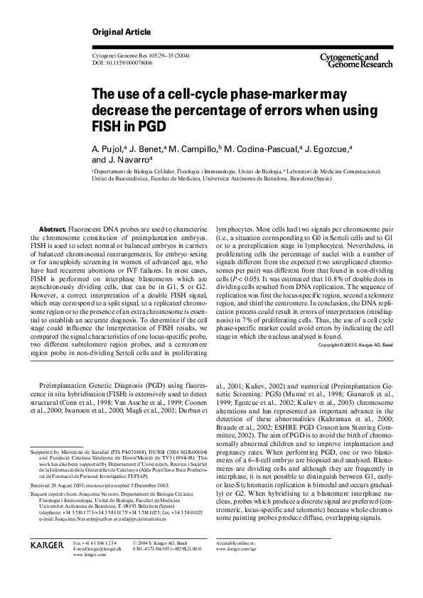 (PDF) The use of a cell-cycle phase-marker may decrease the percentage ...
