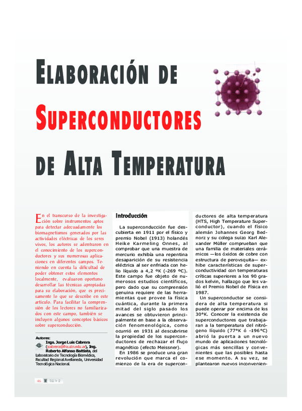 (PDF) Superconductores