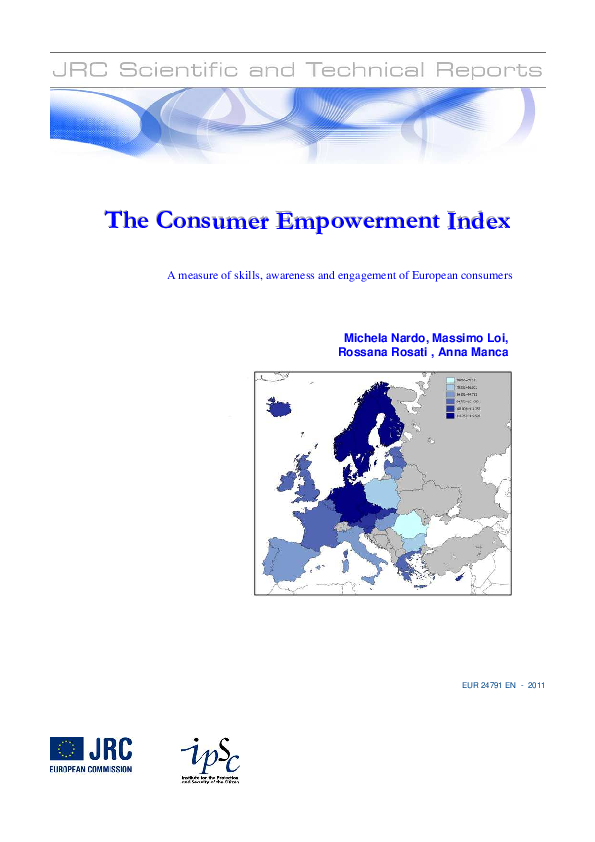 (PDF) Consumer Empowerment Index: Skills, Awareness, Engagement in Europe