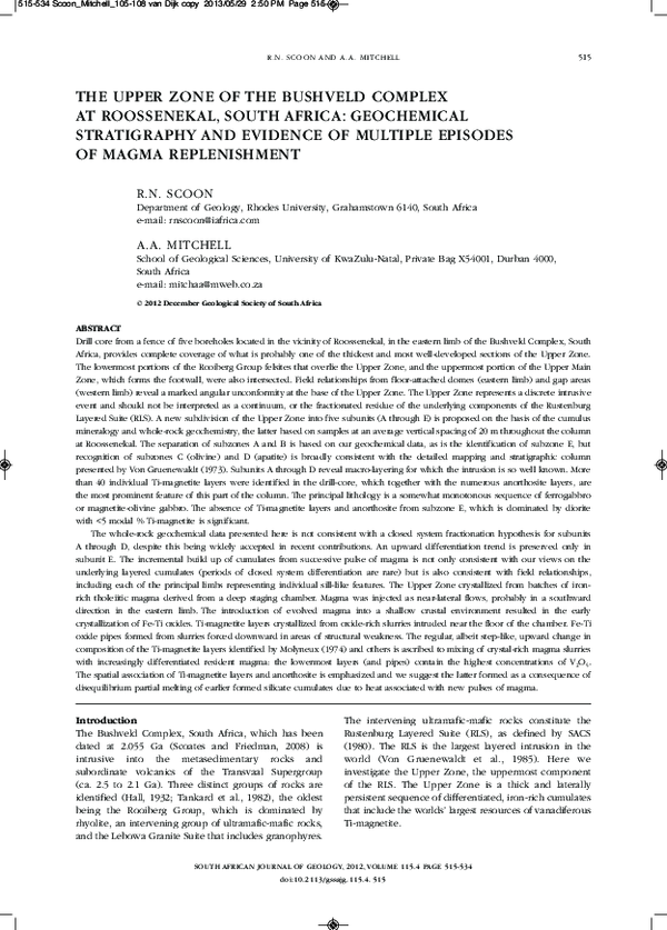 (PDF) Scoon Mitchell 2012 Upper Zone