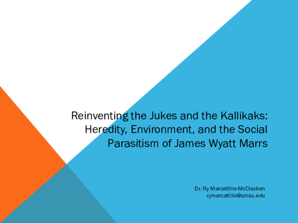 (PDF) Reinventing the Jukes and the Kallikaks
