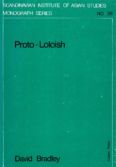 (PDF) Proto-Loloish