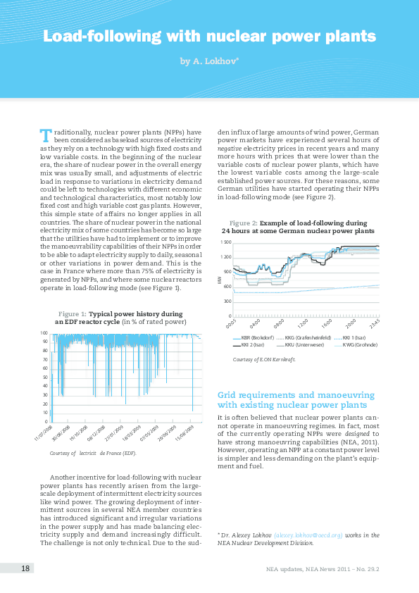 (PDF) Load following of nuclear plants