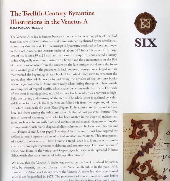 (PDF) The Twelve-Century Byzantine Illustrations in the Venetus A ...