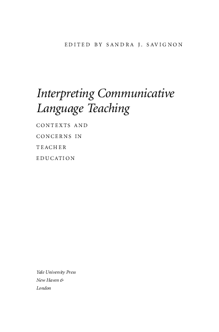 (PDF) CLT - Communicative Language Teaching