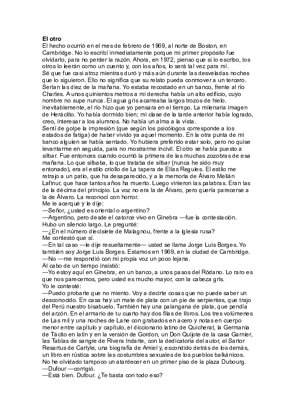 (DOC) Borges El otro