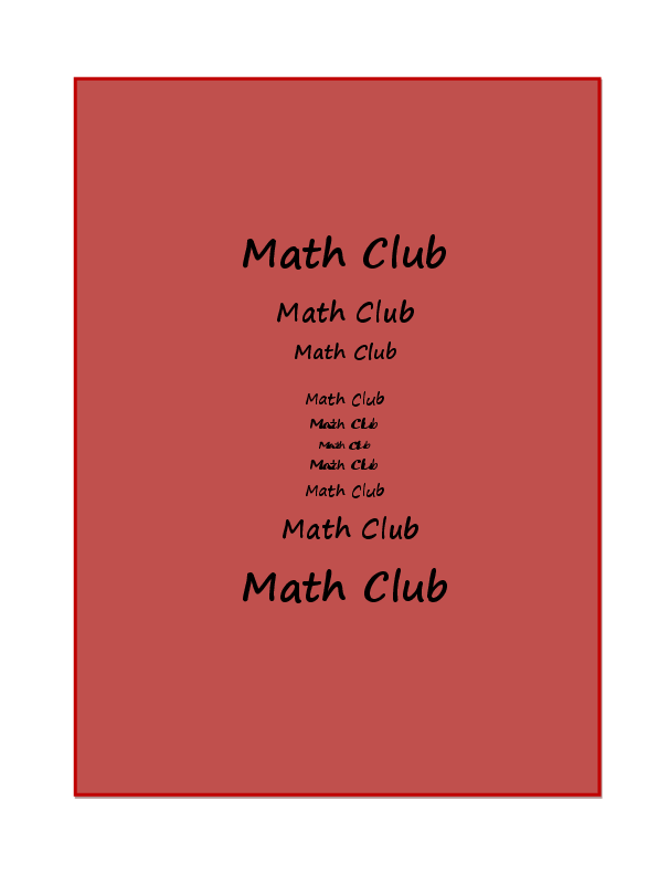 (PDF) Maths Club