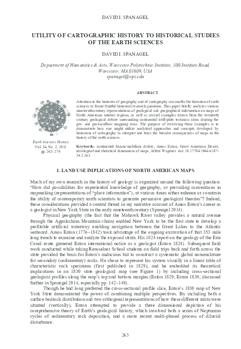 (PDF) Utility of Cartographic History to Historical Studies of the ...