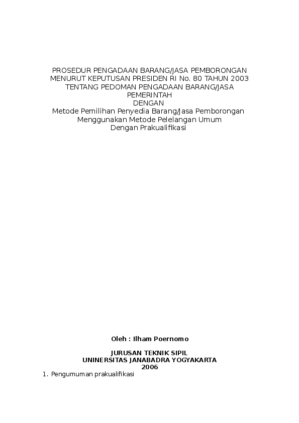 (DOC) Simulasi Lelang