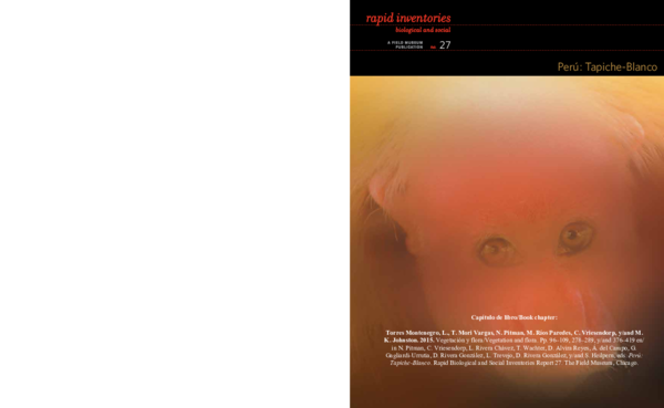 (PDF) Vegetación y Flora del Interfluvio de los ríos Tapiche y Blanco ...