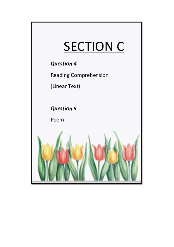 (PDF) Section C - COMPREHENSION , POEM(2)