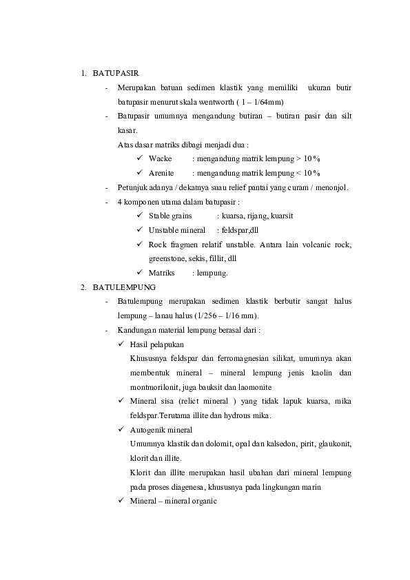 (PDF) Basic Lithology and their sediment structure