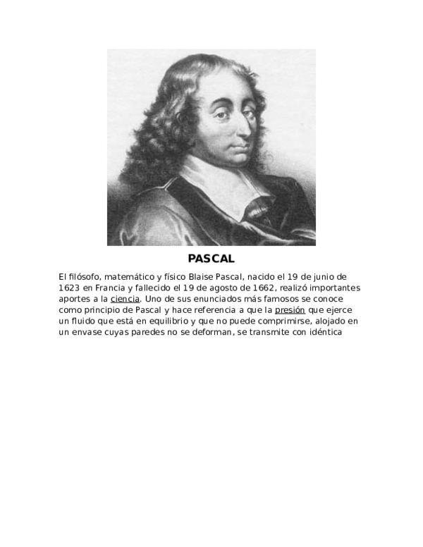(DOC) Blaise Pascal