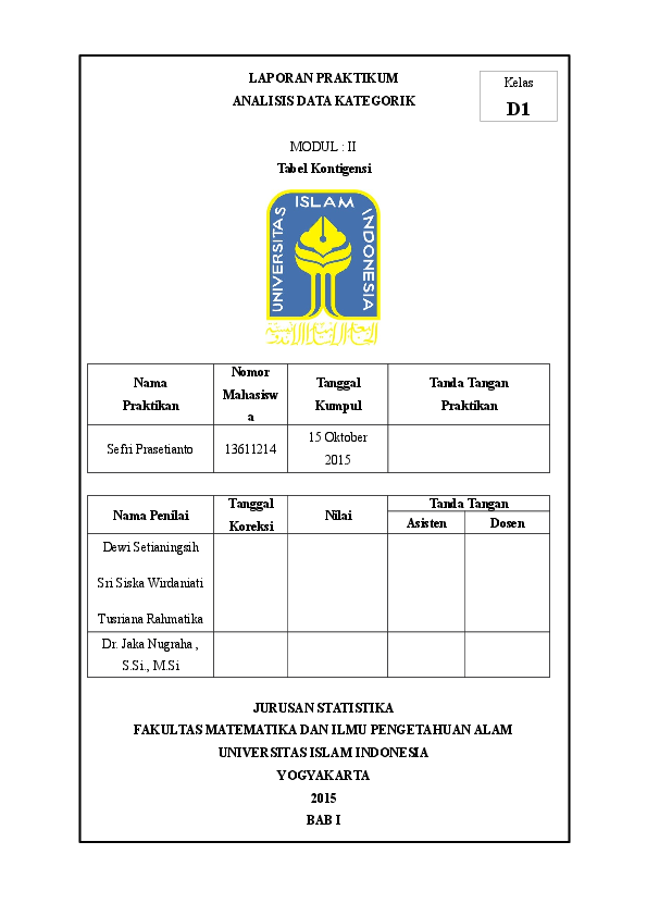 (DOC) analisis data kategorik