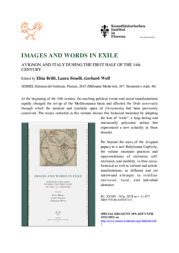 (PDF) Images and Words in Exile. Avignon and Italy during the first ...
