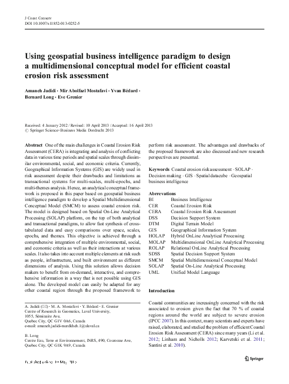 (PDF) Using geospatial business intelligence paradigm to design a ...