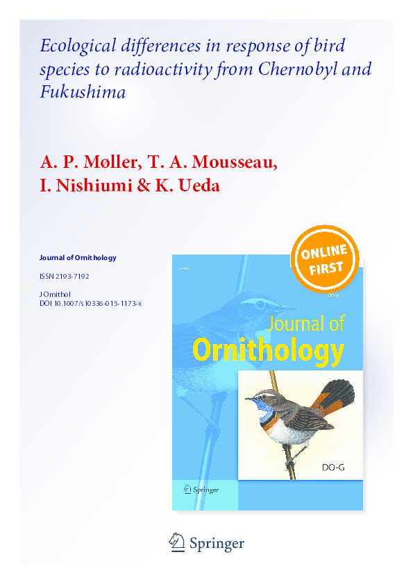 (PDF) Ecological differences in response of bird species to ...