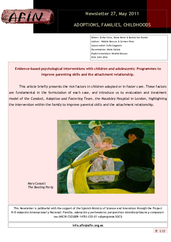 (PDF) (2011.05) Barcons, Natàlia; Pinto, Carmen. Evidence-based ...