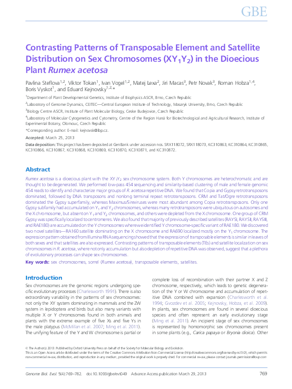 Pdf Contrasting Patterns Of Transposable Element Insertion Polymorphism And Nucleotide