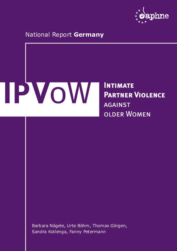 (PDF) Intimate Partner Violence Against Older Women in Germany ...