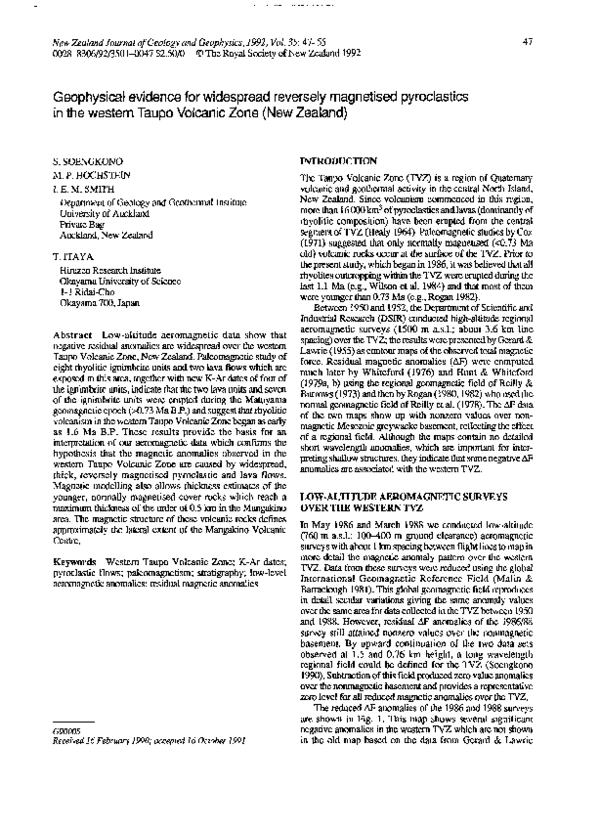 (PDF) Geophysical evidence for widespread reversely magnetised ...